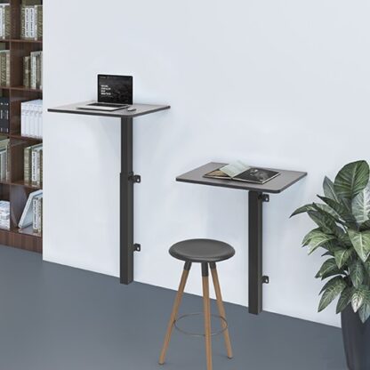Wall Mounted Height Adjustable Desk Workstation 1 | Standing Desk ...