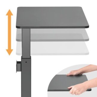 Wall Mounted Height Adjustable Desk Workstation 4 | Standing Desk ...